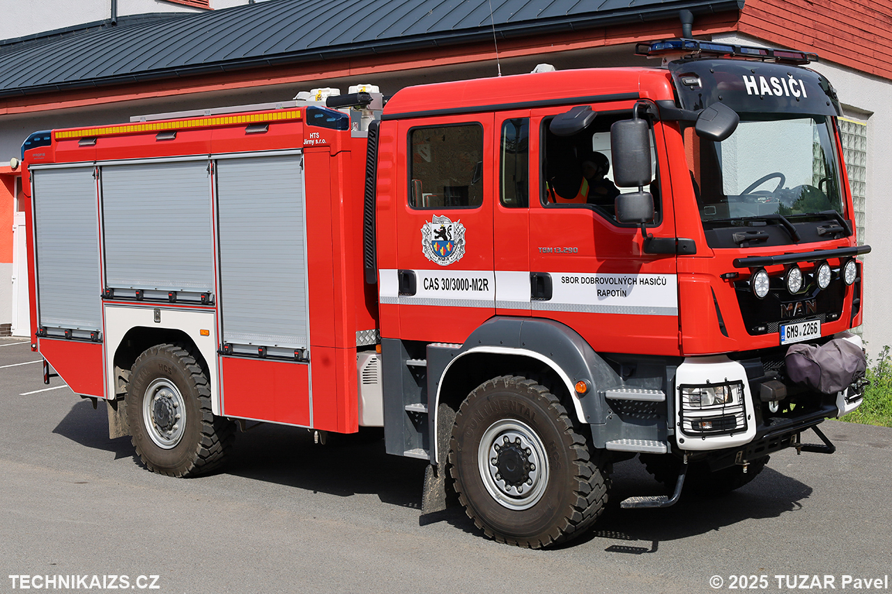 JSDH Rapotín - CAS 30 - MAN TGM - TECHNIKAIZS.cz