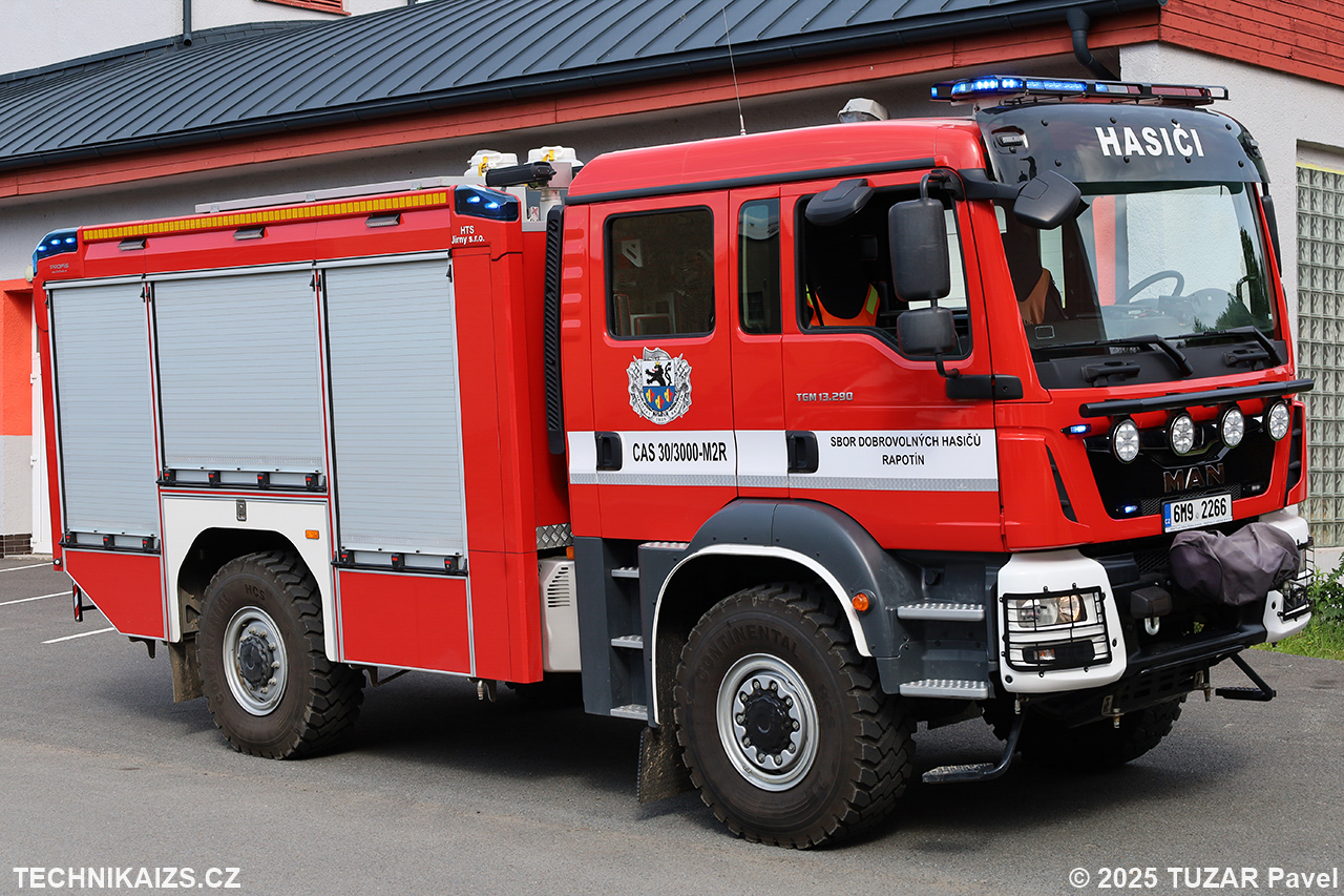JSDH Rapotín - CAS 30 - MAN TGM - TECHNIKAIZS.cz