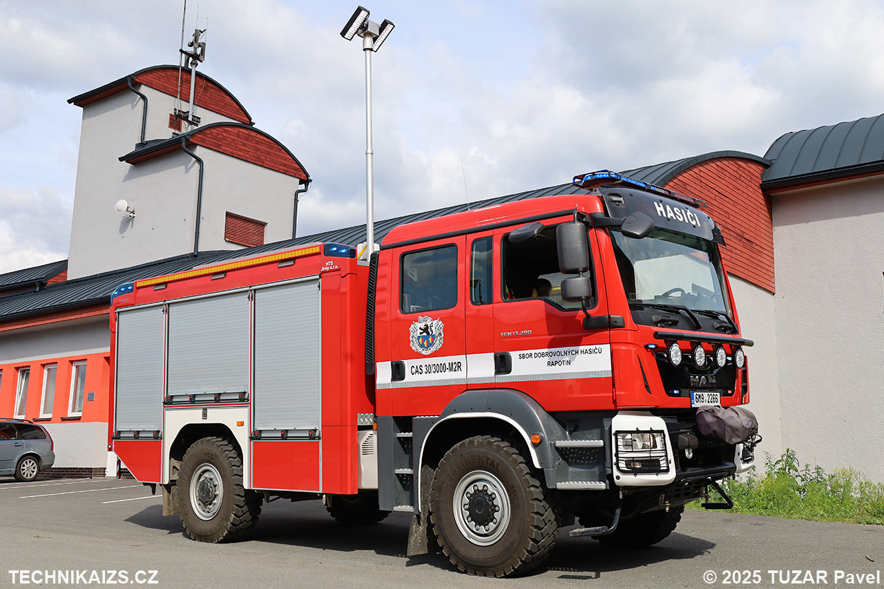 JSDH Rapotín - CAS 30 - MAN TGM - TECHNIKAIZS.cz